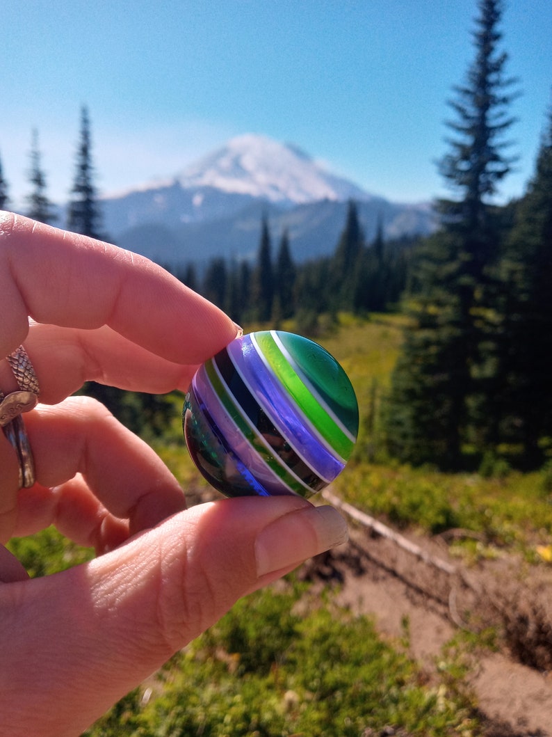 Borosilicate Glass Encalmo Marble "spring #2" - Etsy