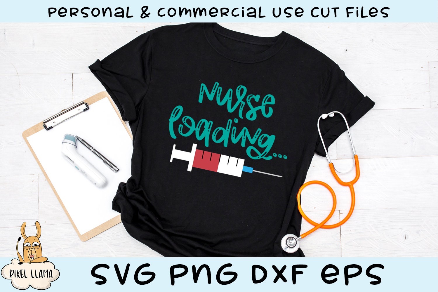 Nurse Loading SVG - Etsy
