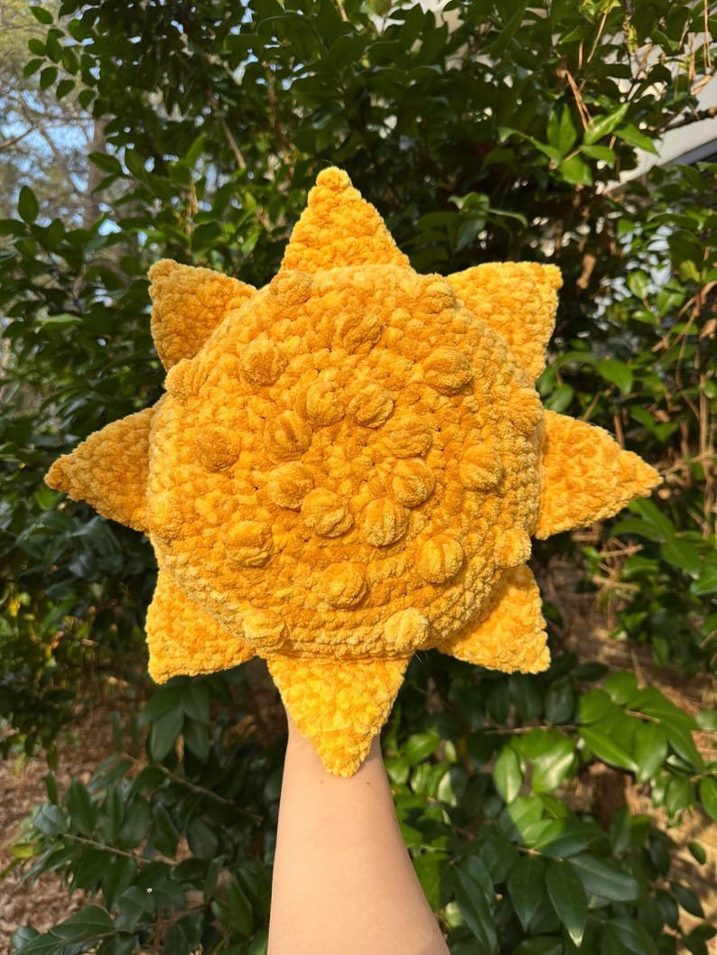 Sunny Day Throw Pillow Crochet Pattern: Beginner Home Decor (digital ...