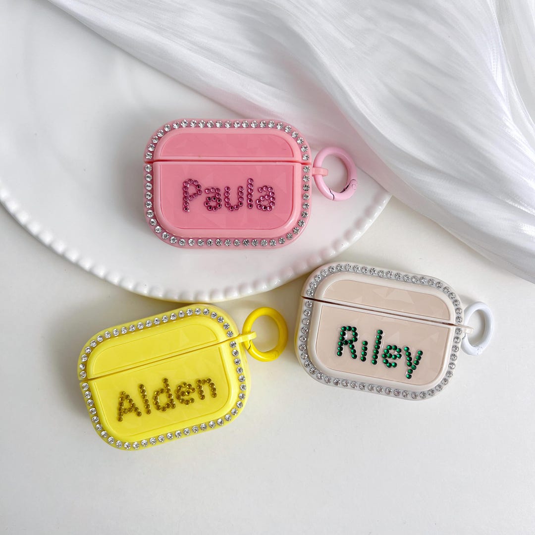 Sparkly Crystal Custom Name 3D Monogram Handmade Design Colorful ...