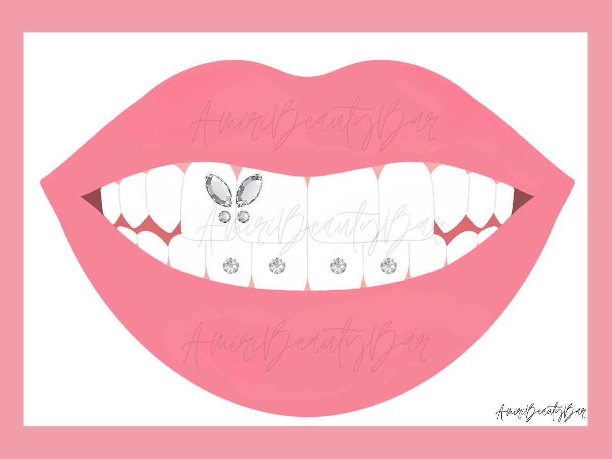 Tooth Gem Design Card - Printable and Editable - Digital Product - Etsy
