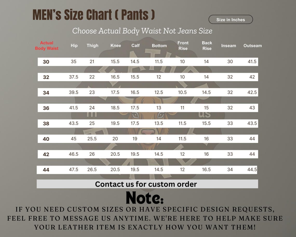 Genuine Brown Leather Chaps for Men | Real Leather Biker Chaps | Custom ...