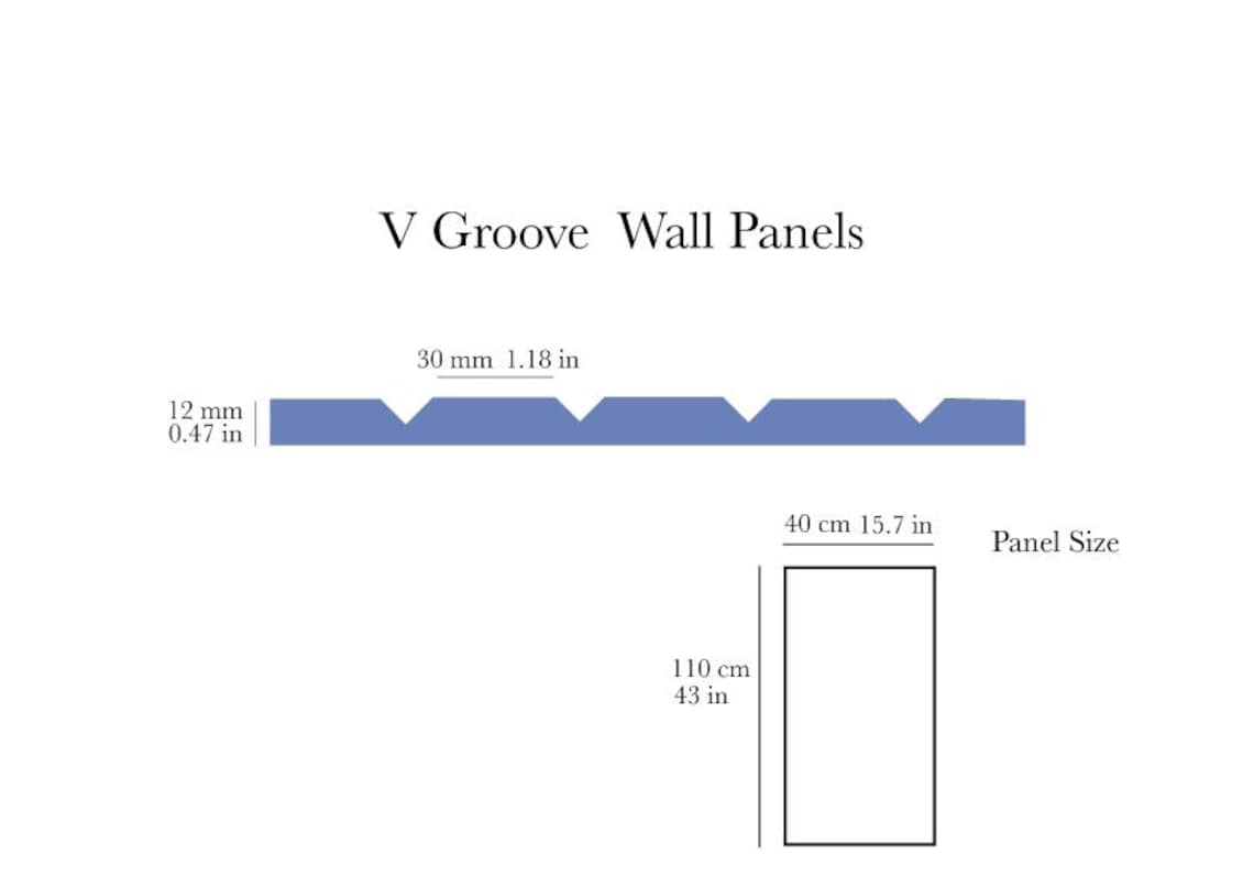 V Groove MDF Wall Panels | Decorative MDF Wall Panels | DIY Wall Panel ...