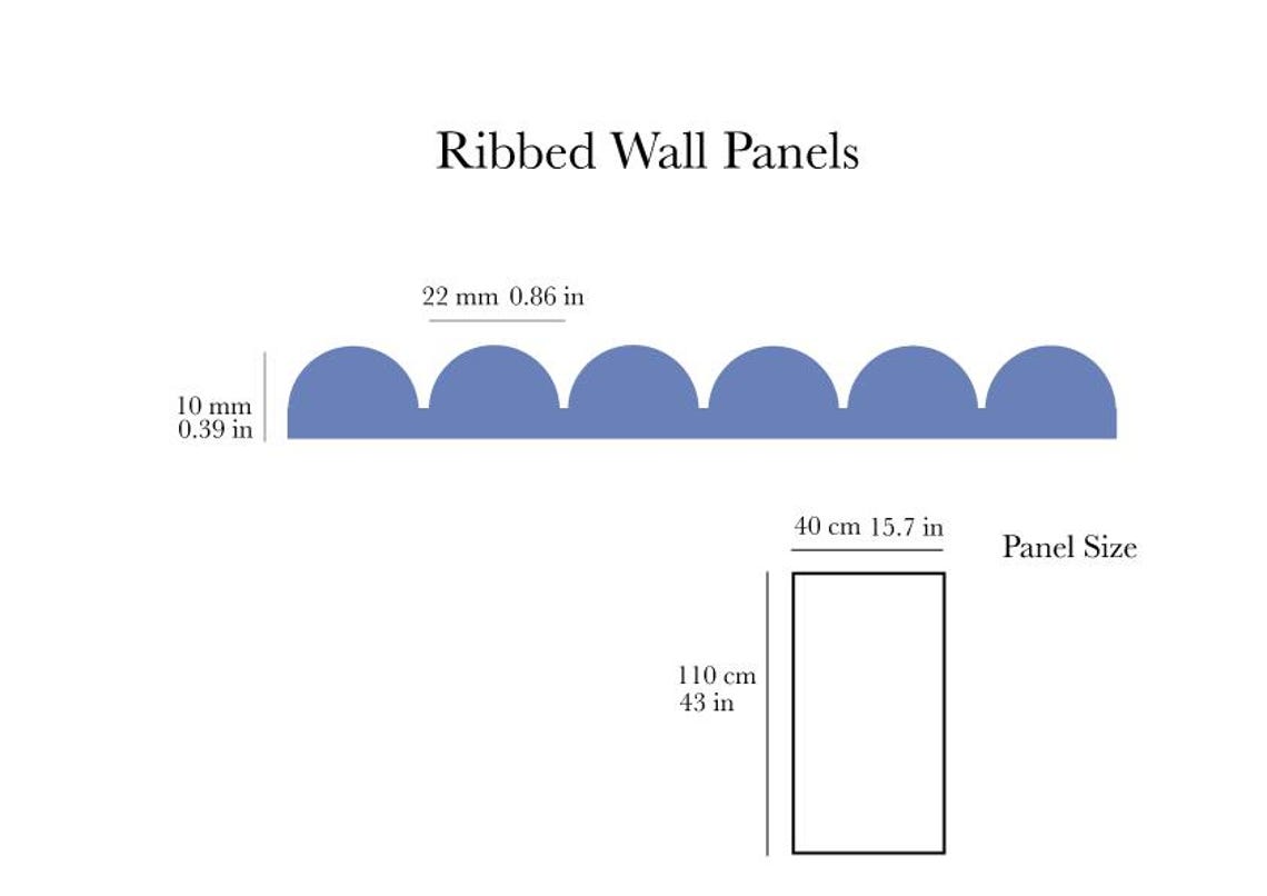 Ribbed MDF Wall Panels | Decorative MDF Wall Panels | DIY Wall Panel ...