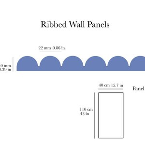 Ribbed MDF Wall Panels | Decorative MDF Wall Panels | DIY Wall Panel ...