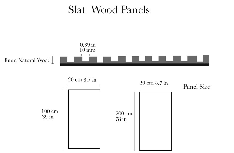 Natural Ash Wood Slat Wall Panel | Ribbed, Fluted Texture - Etsy