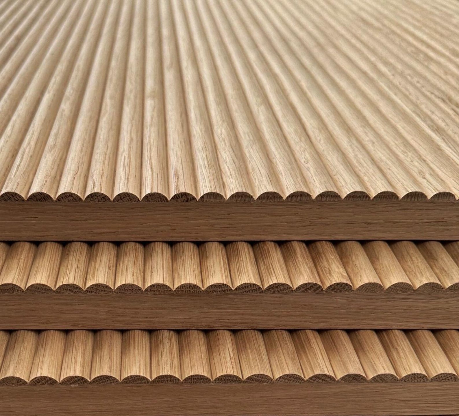 Natural Oak Panels | Natural Wood Panels | Ribbed Wood Panels - Etsy