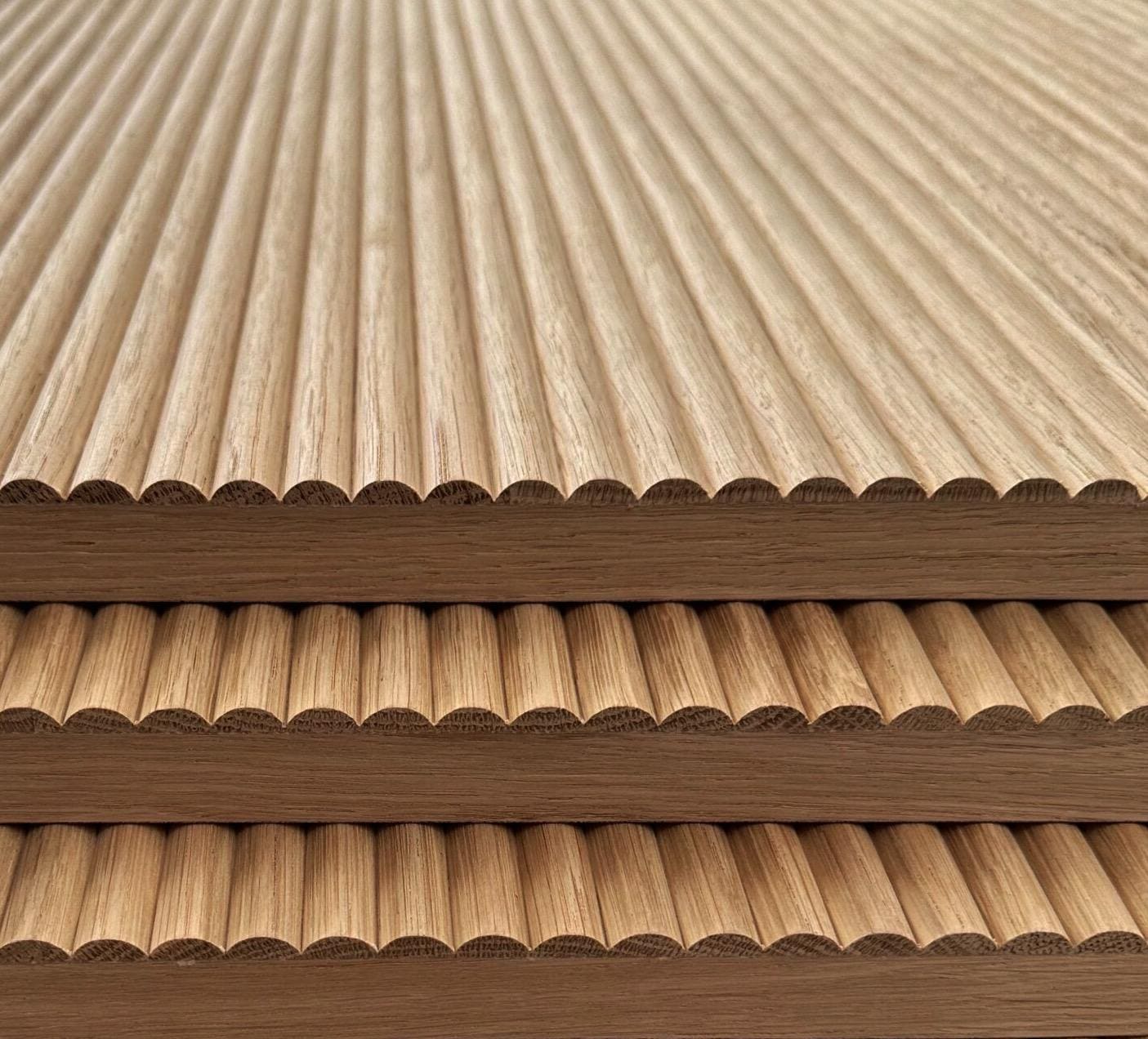 Natural Oak Panels | Natural Wood Panels | Ribbed Wood Panels - Etsy