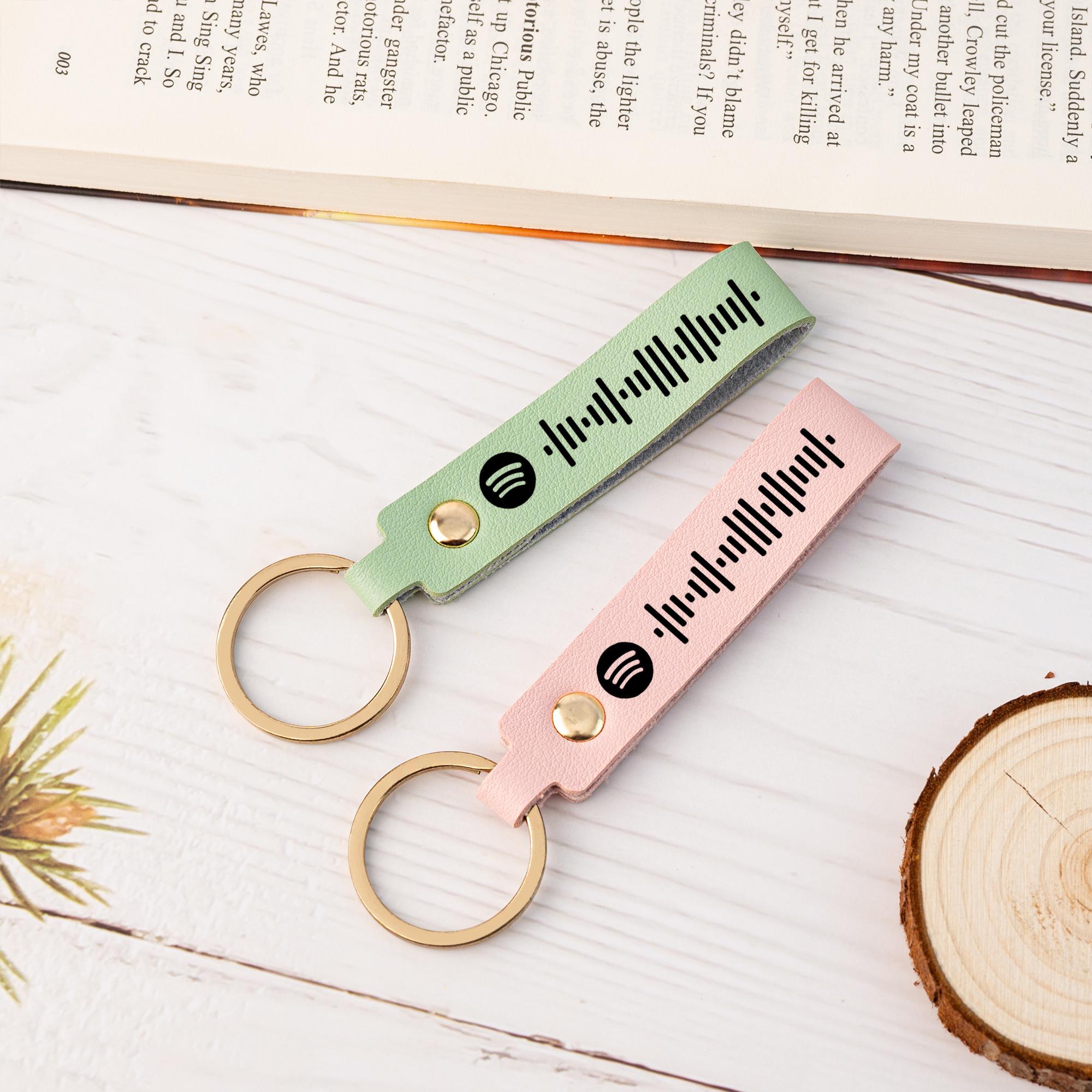 Custom Spotify Code Keychain,scannable Music Code Keyring,birthday Gift ...