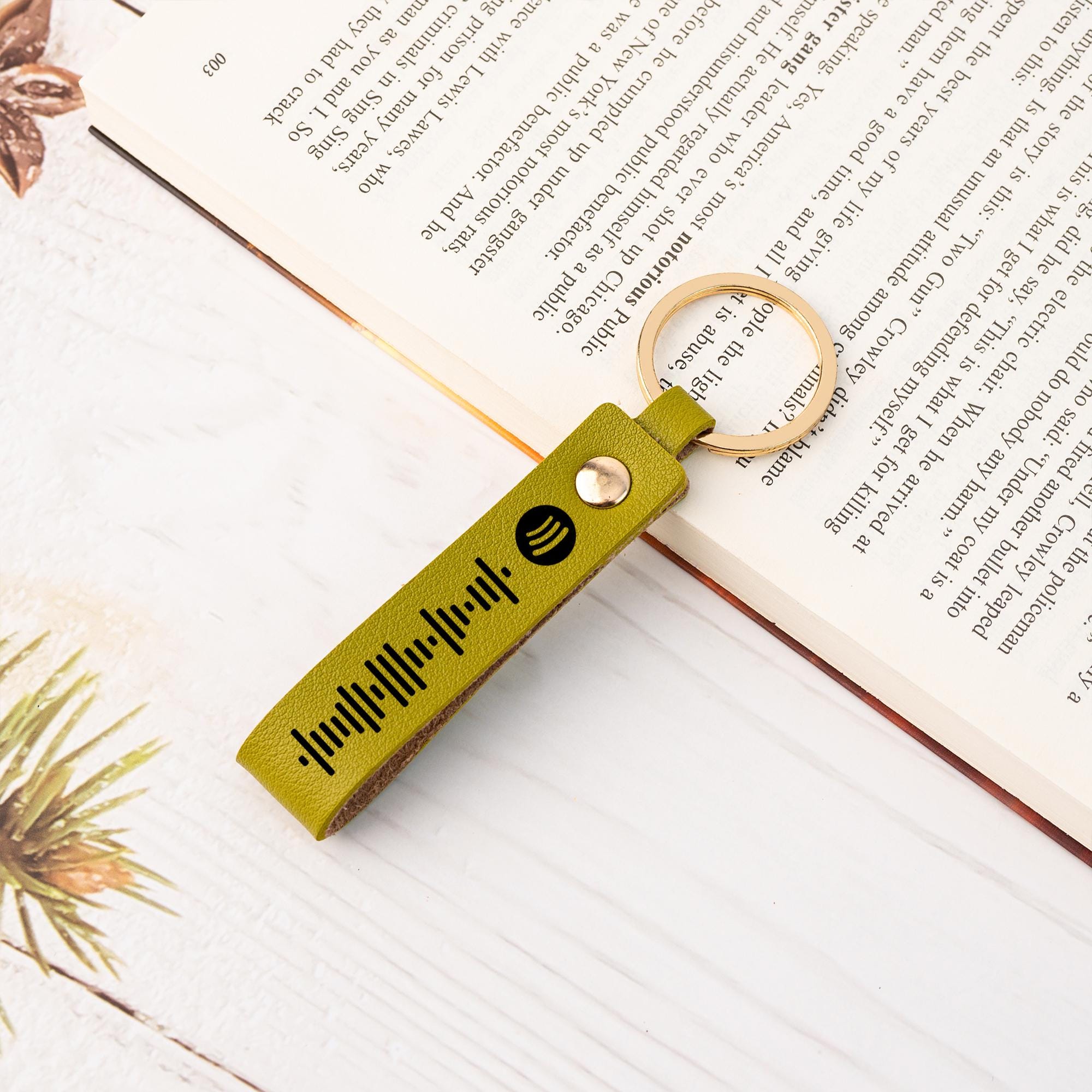 Custom Spotify Code Keychain,scannable Music Code Keyring,birthday Gift ...