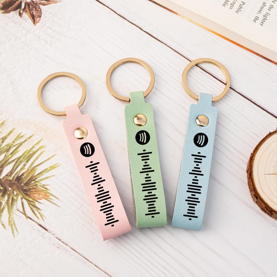 Custom Spotify Code Keychain,scannable Music Code Keyring,birthday Gift ...