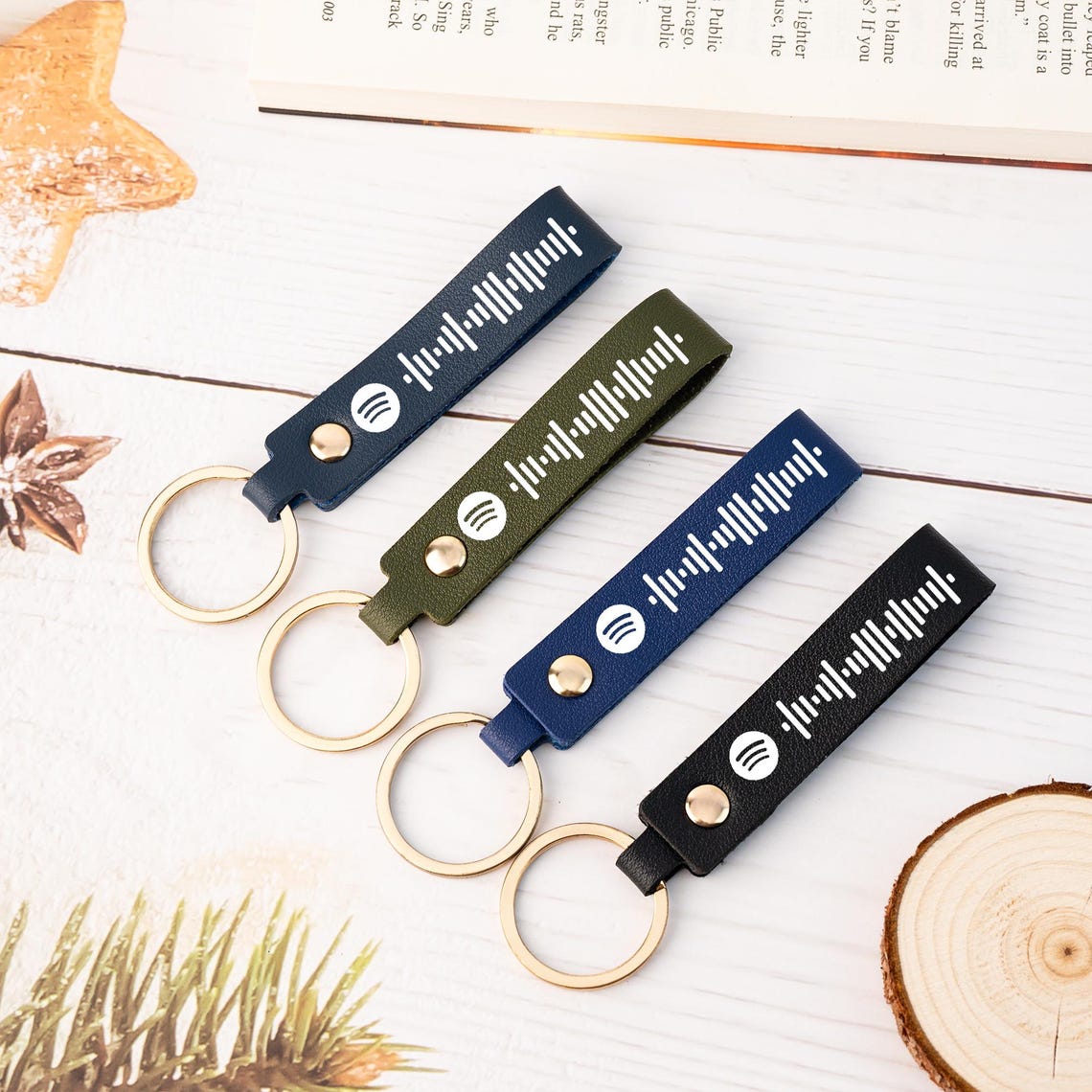 Custom Spotify Code Keychain,scannable Music Code Keyring,birthday Gift ...