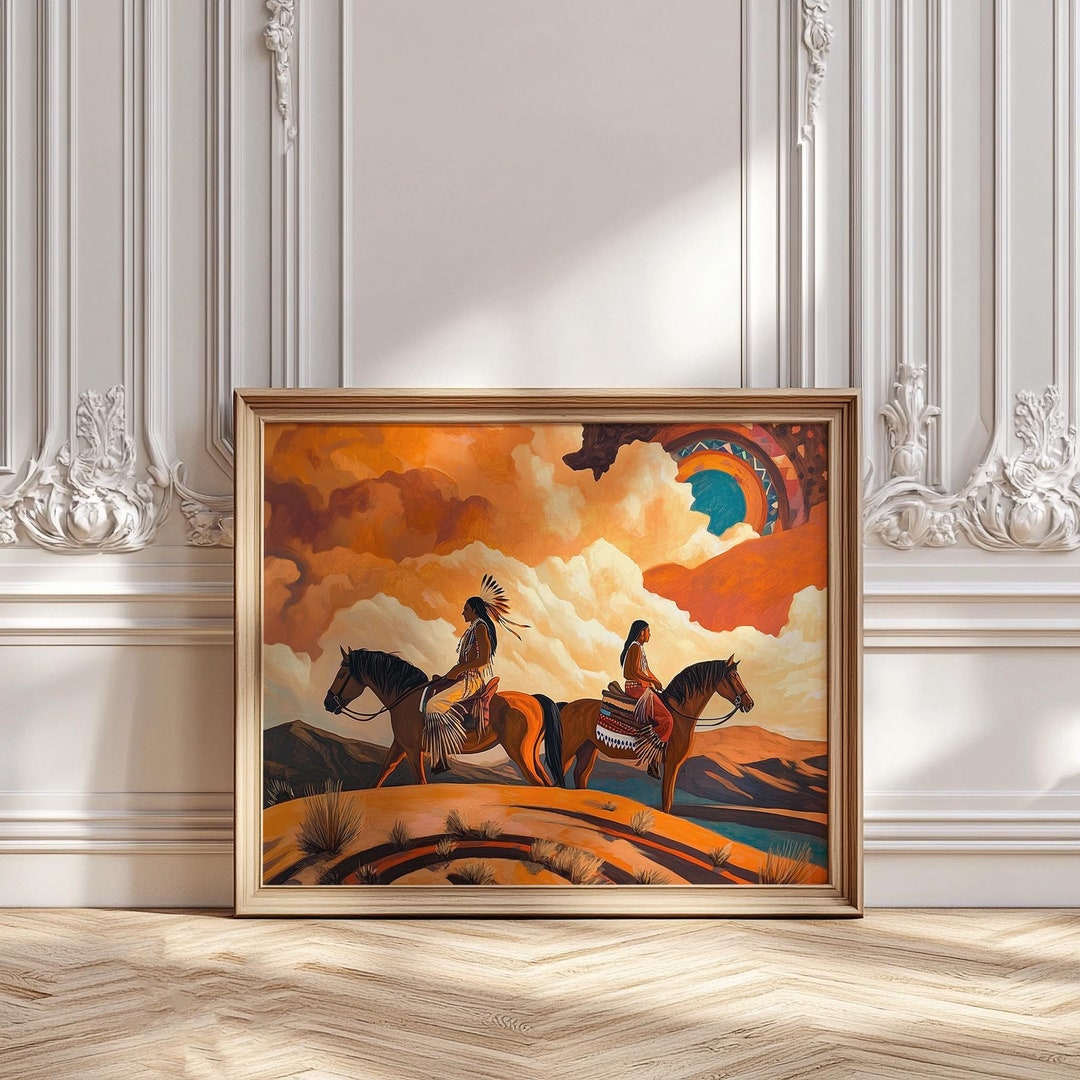 COLORS of THE WIND | Native Art Print, Indigenous Art, Nature Art, Boho ...