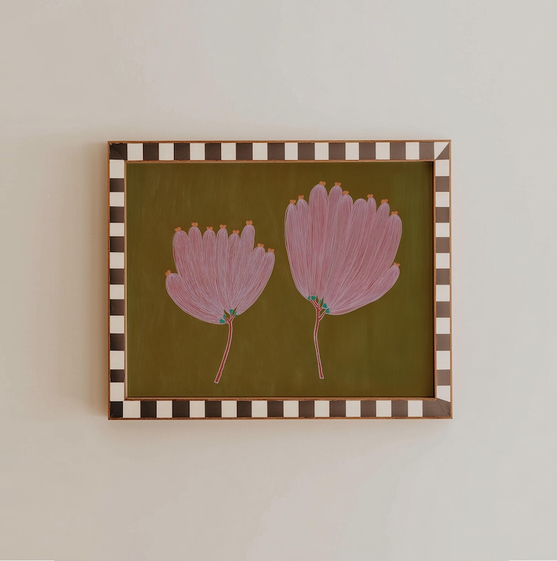 PRESSED FLOWERS | Floral Art Print, Wildflowers, Flower Gifts, Flower ...