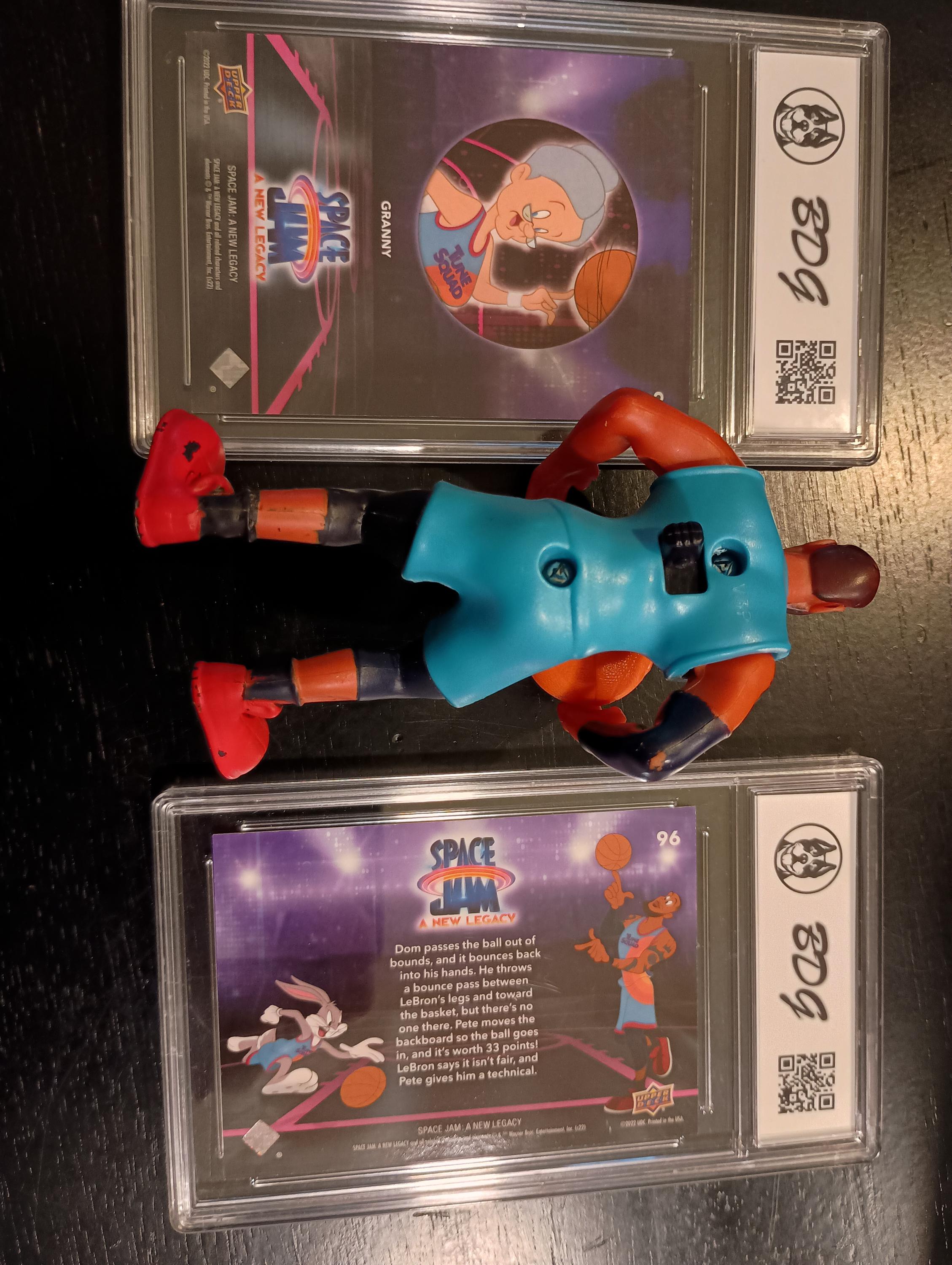 2 Space Jam Graded Slabs & Lebron James Figure - Etsy