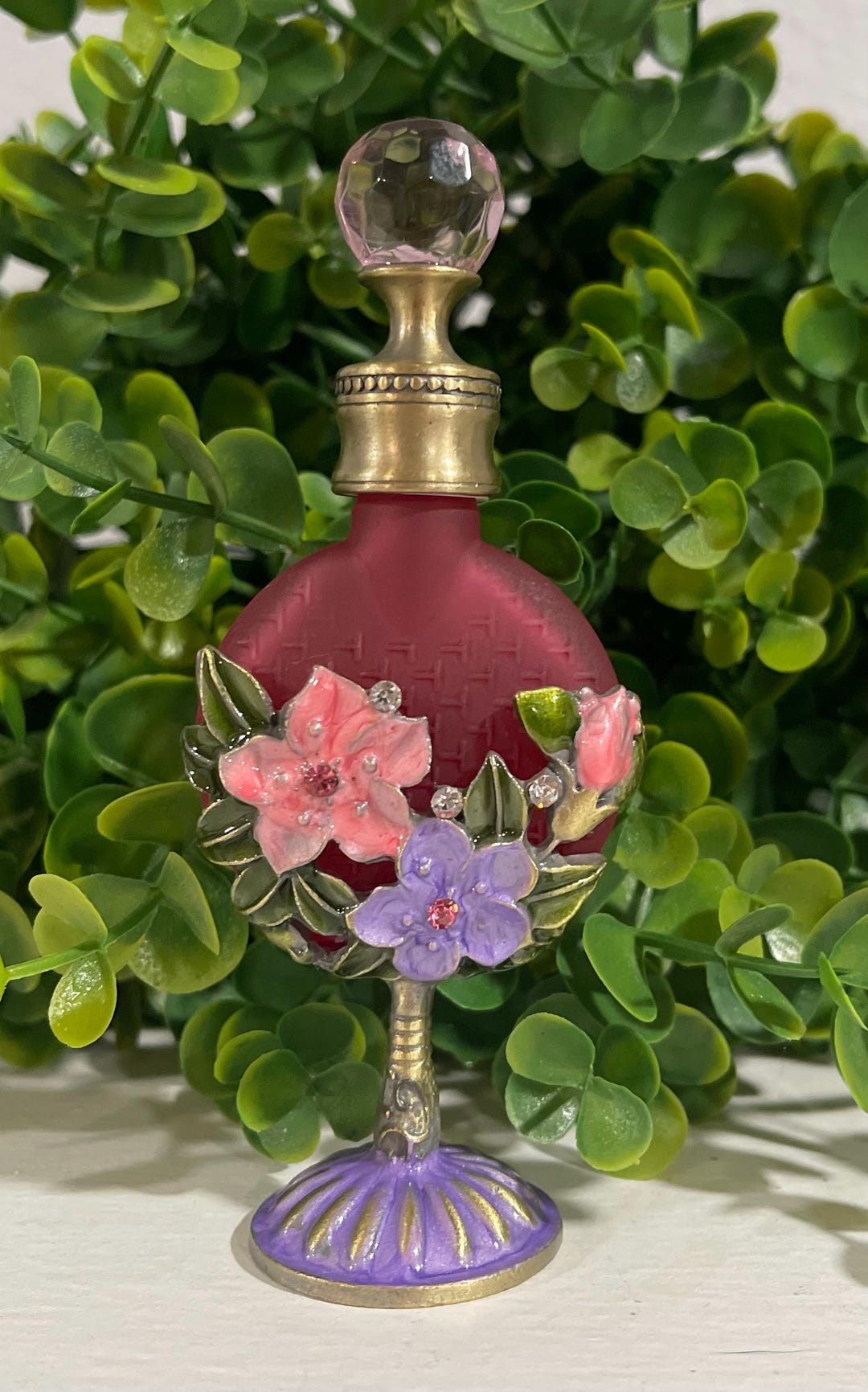 Floral Anointing Oil Bottle for Prayer - Etsy