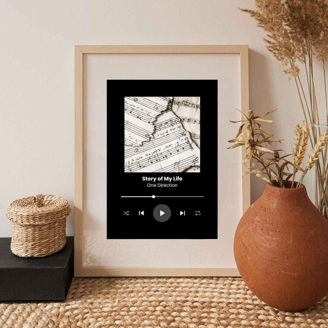 One Direction 'story of My Life' Poster, Music Fan Art (digital ...