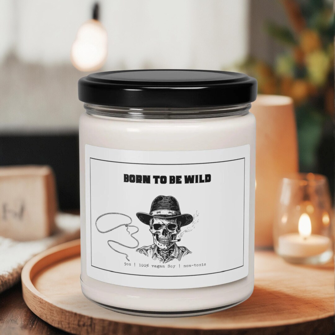 Born to Be Wild Candle | Western Cowboy Home Decor, Soy Wax - Etsy