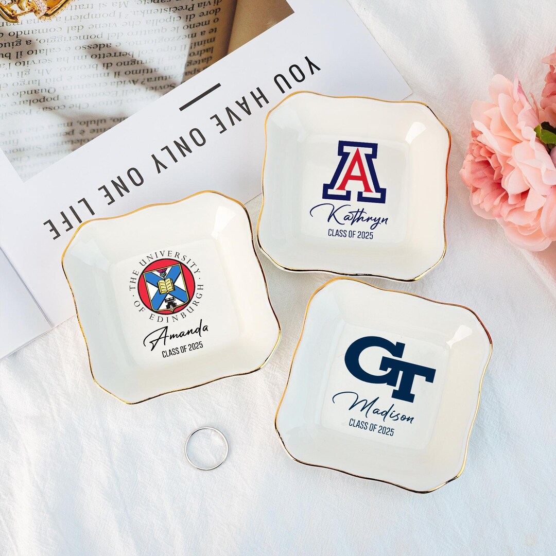 Custom Graduation Gift for Her,personalized University Logo Trinket ...