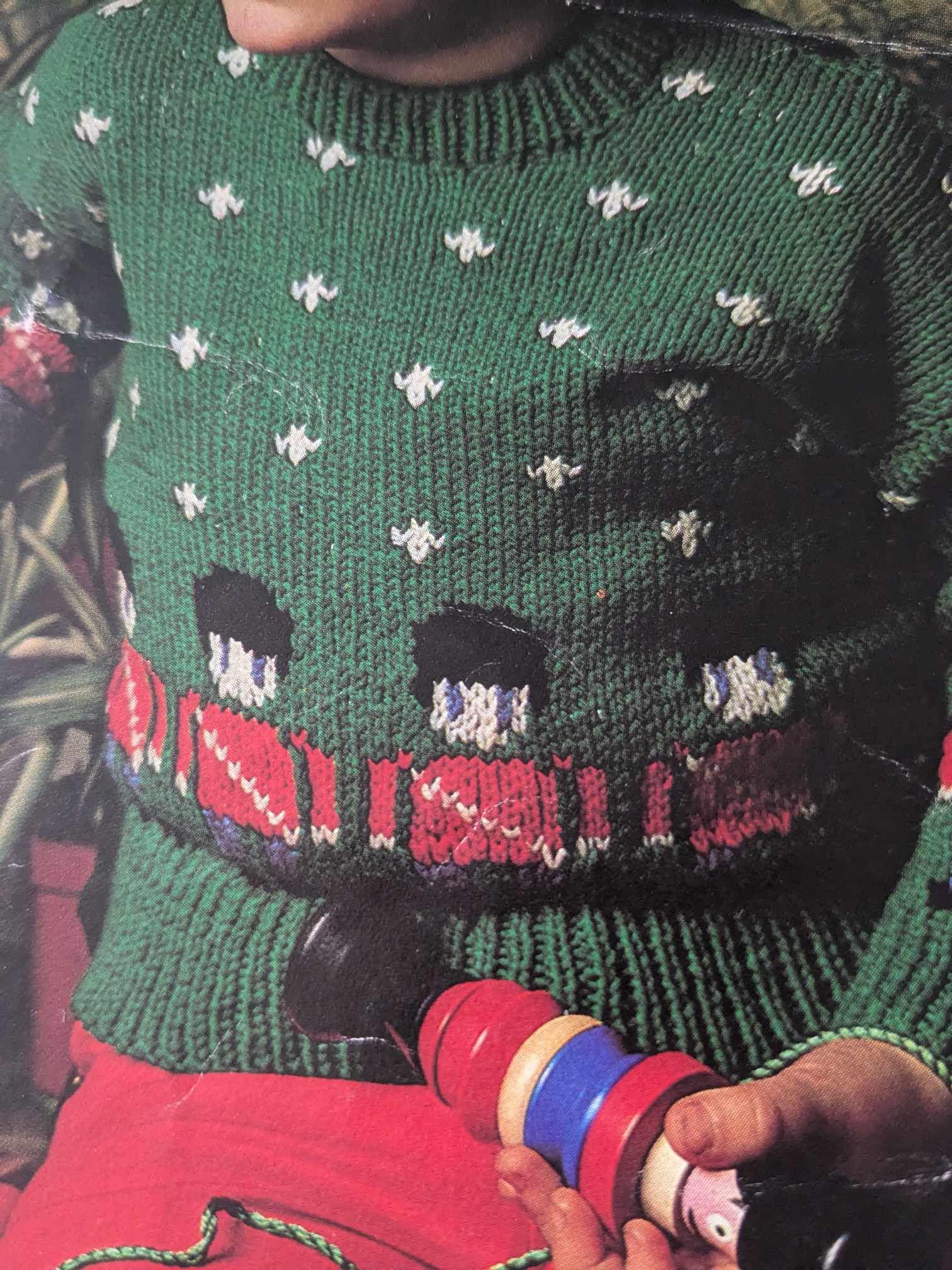 Vintage Nutcracker Soldier Christmas Sweater Knitting Pattern (PDF Download) - Etsy