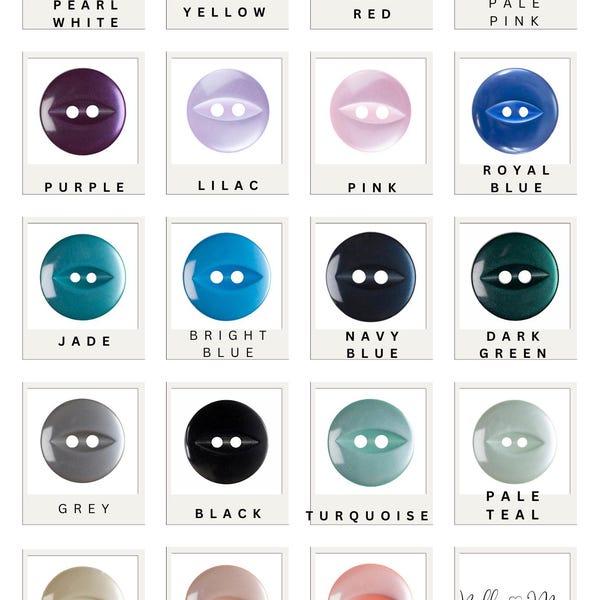 Dark Blue Buttons - Etsy UK