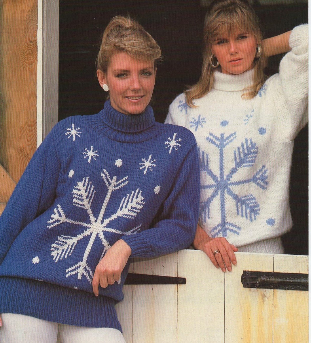 Snowflake Christmas Sweater Knitting Pattern: Festive Jumper (PDF ...