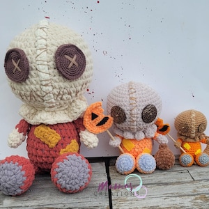 Tiny Slasher Sam PDF Crochet Pattern Amigurumi Doll Horror ...