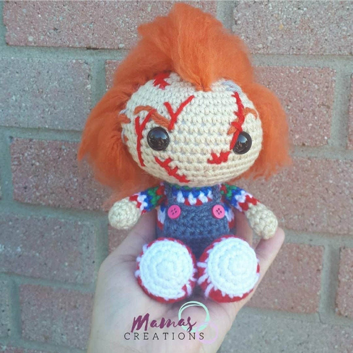 Tiny Chucky Amigurumi Crochet Doll Childs Play | Etsy