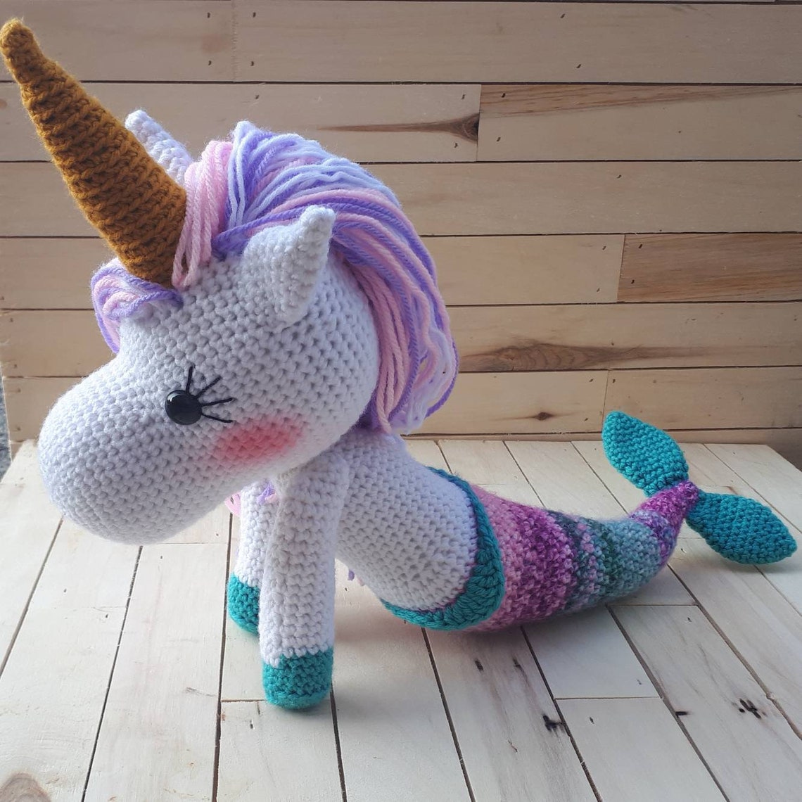 Mermacorn Pattern PDF Mermaid Unicorn - Etsy