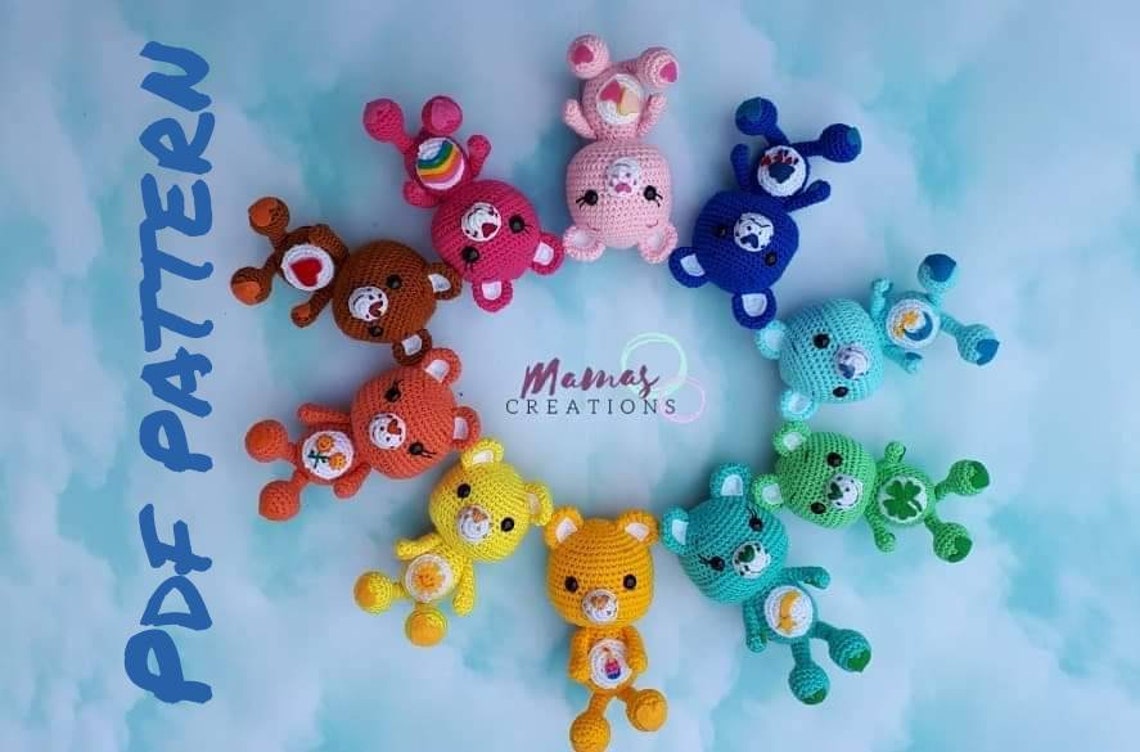 Tiny Bear Care Bear Amigurumi Pattern PDF - Etsy