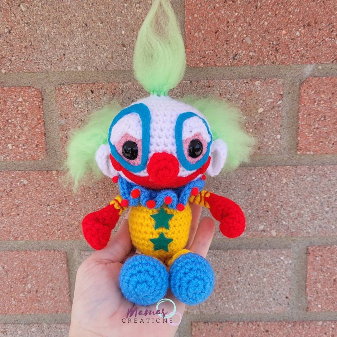Tiny Shorty the Clown Amigurumi Crochet Doll Killer Clowns From Outer ...