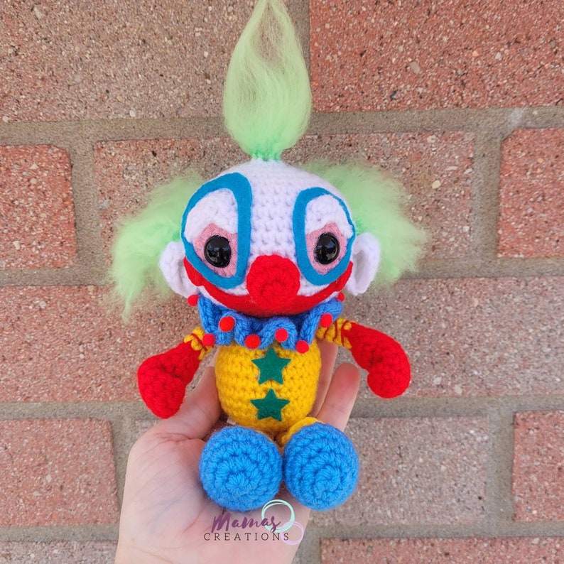 Tiny Shorty the Clown Amigurumi Crochet Doll Killer Clowns - Etsy