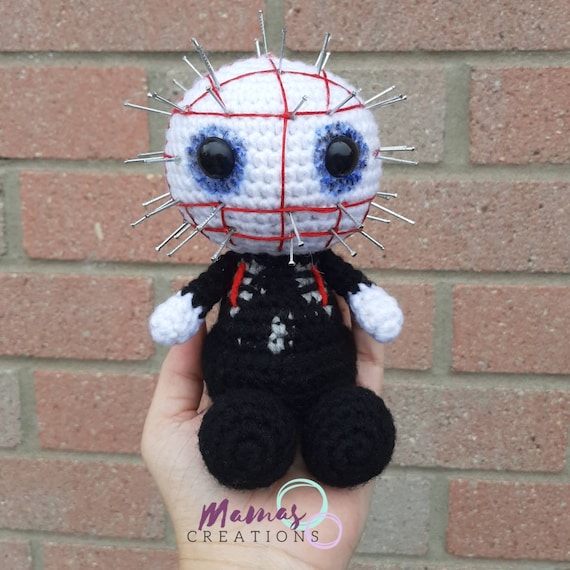 Tiny Pinhead Amigurumi Crochet Doll Hellraiser Horror Movie | Etsy