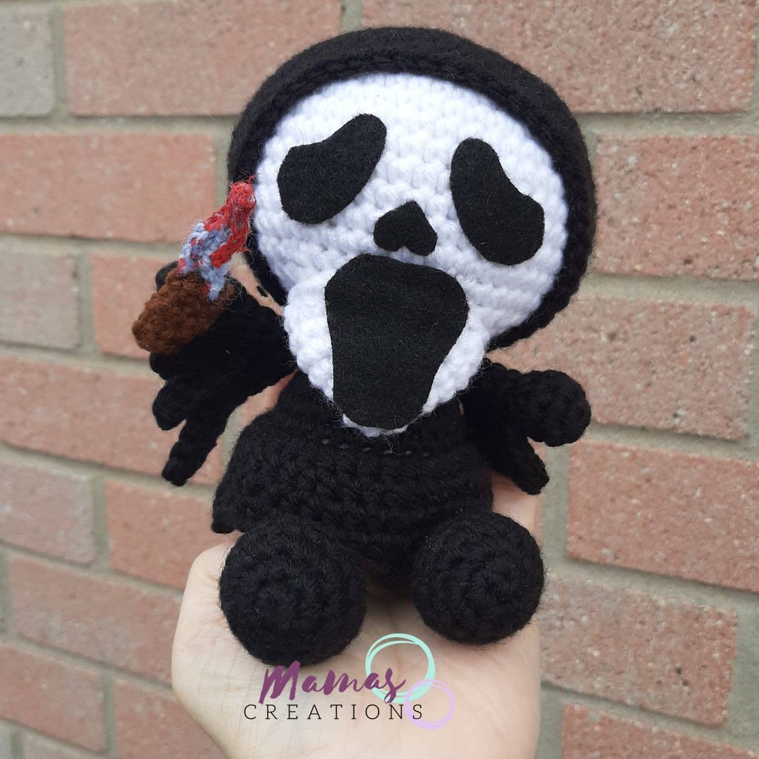 Tiny Ghostface Amigurumi Crochet Doll Scream Horror Movie - Etsy Canada