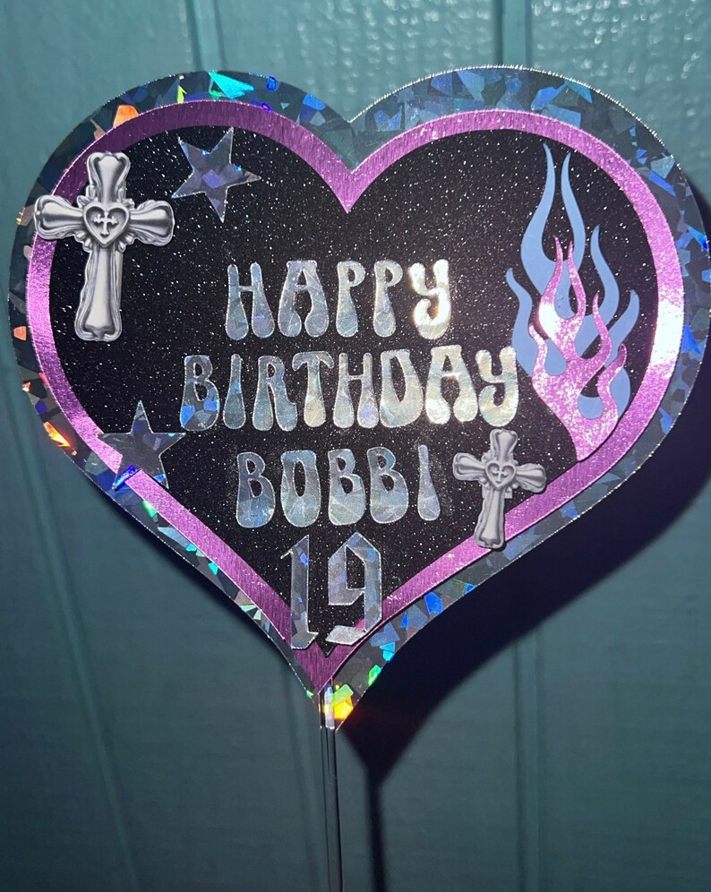 Chrome Hearts Custom Cake Topper - Etsy