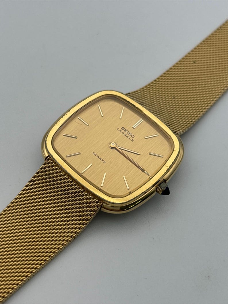 Seiko Lassale Quartz Vintage Men's Watch - Etsy