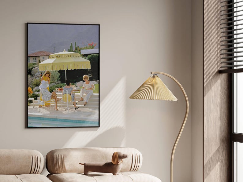 Slim Aarons Nelda and Friends Print Poster , Vintage Photography Print ...