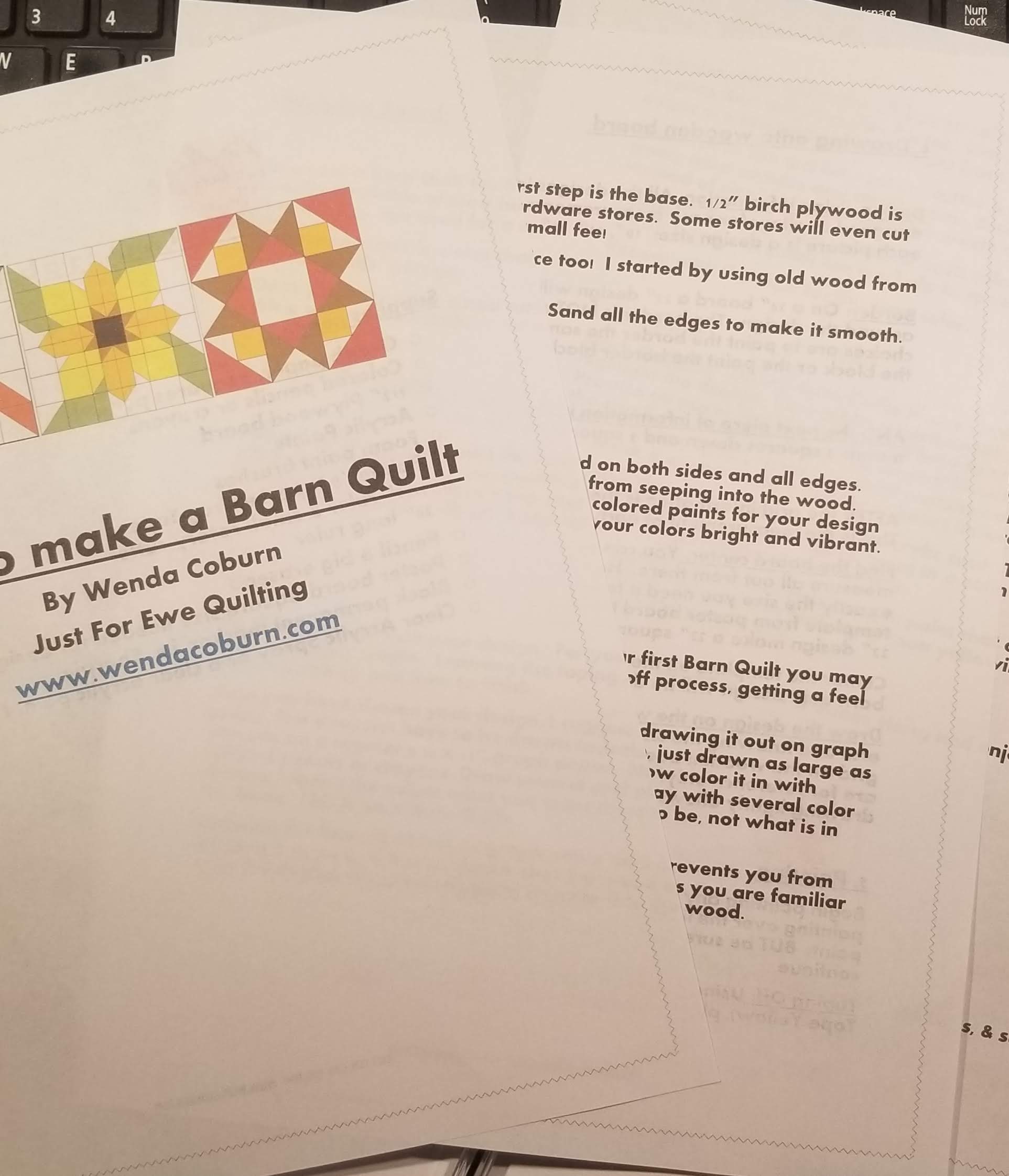 Carolina Lily Barn Quilt PATTERN - Etsy