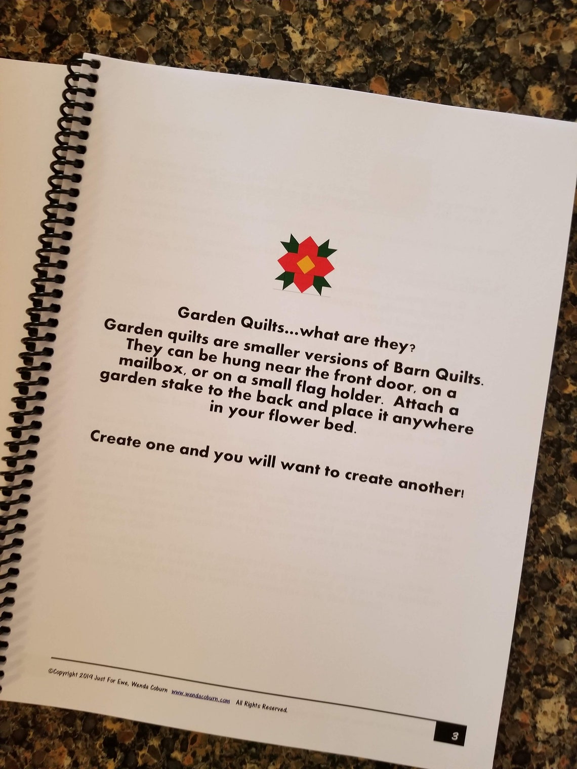 Garden Quilt Book: 20 Designs for 12 Barn Quilts - Etsy