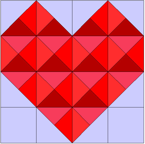 Barn Quilt Downloadable PDF Pattern & Instructions: Heart - Etsy