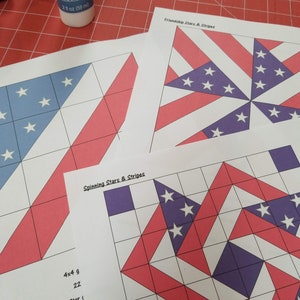 Patriotic Barn Quilt Designs - Etsy