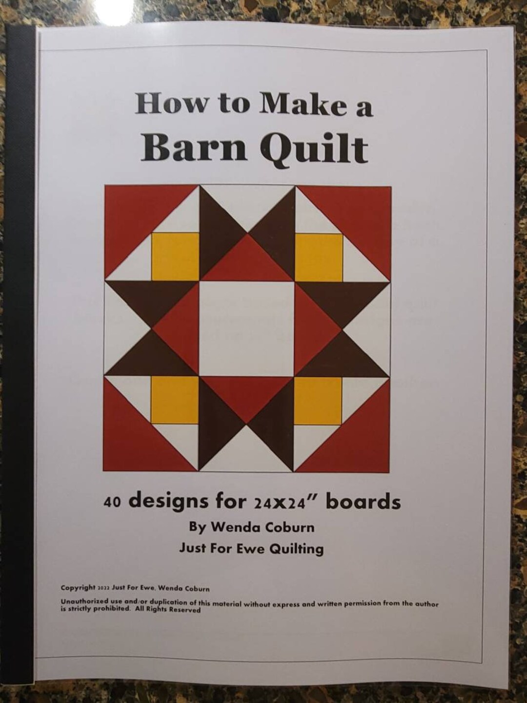 Barn Quilt Patterns & Instructions How to Make a 24 Barn Quilt: 40 ...