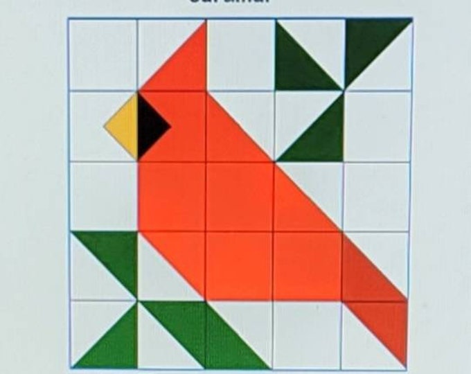 Carolina Lily Barn Quilt PATTERN - Etsy