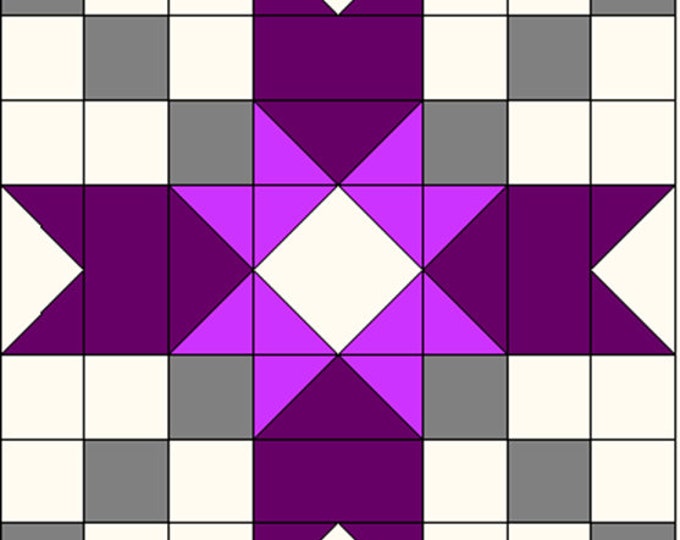 Carolina Lily Barn Quilt PATTERN - Etsy