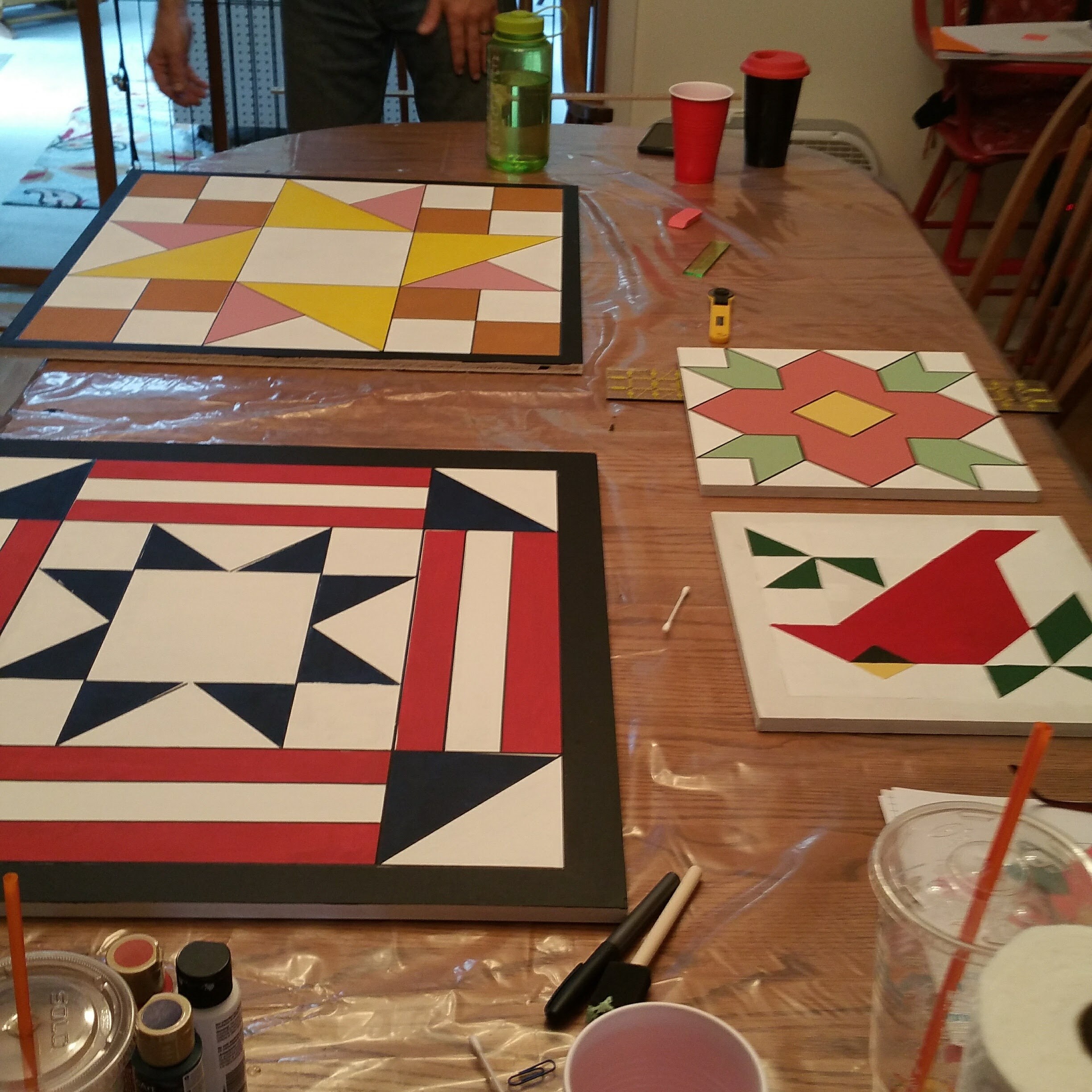Patriotic Barn Quilt Designs - Etsy
