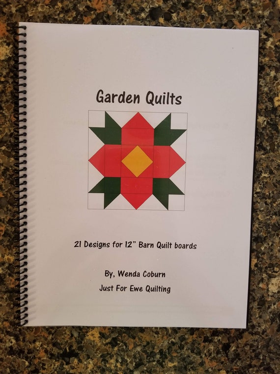 Garden Quilt Book: 20 designs for 12 Barn Quilts | Etsy