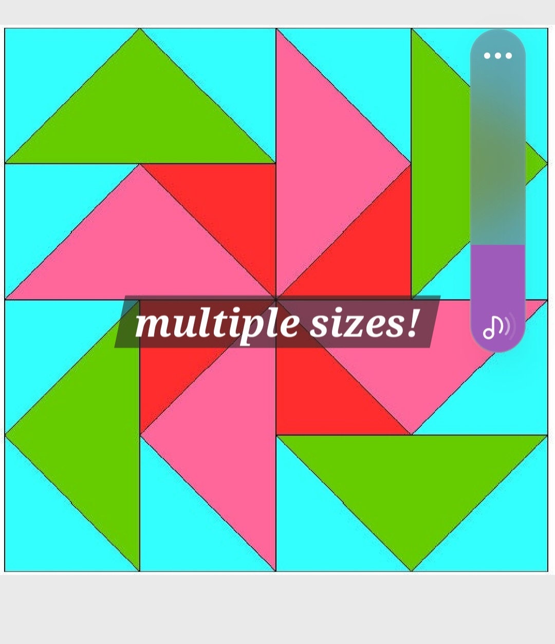 Barn Quilt Downloadable PDF Pattern & Instructions Pinwheel Flower - Etsy
