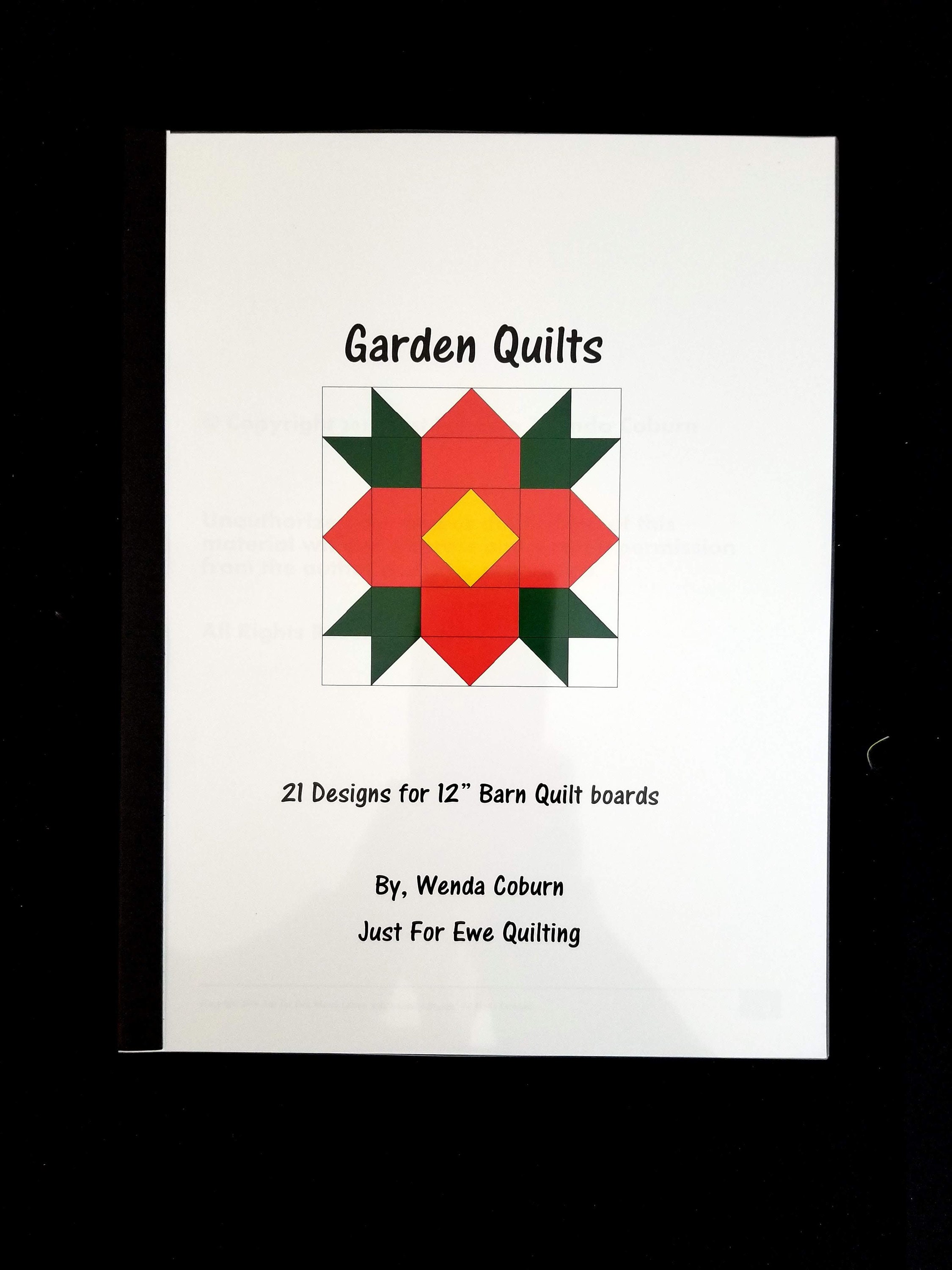 Garden Quilt Book: 20 designs for 12 Barn Quilts | Etsy