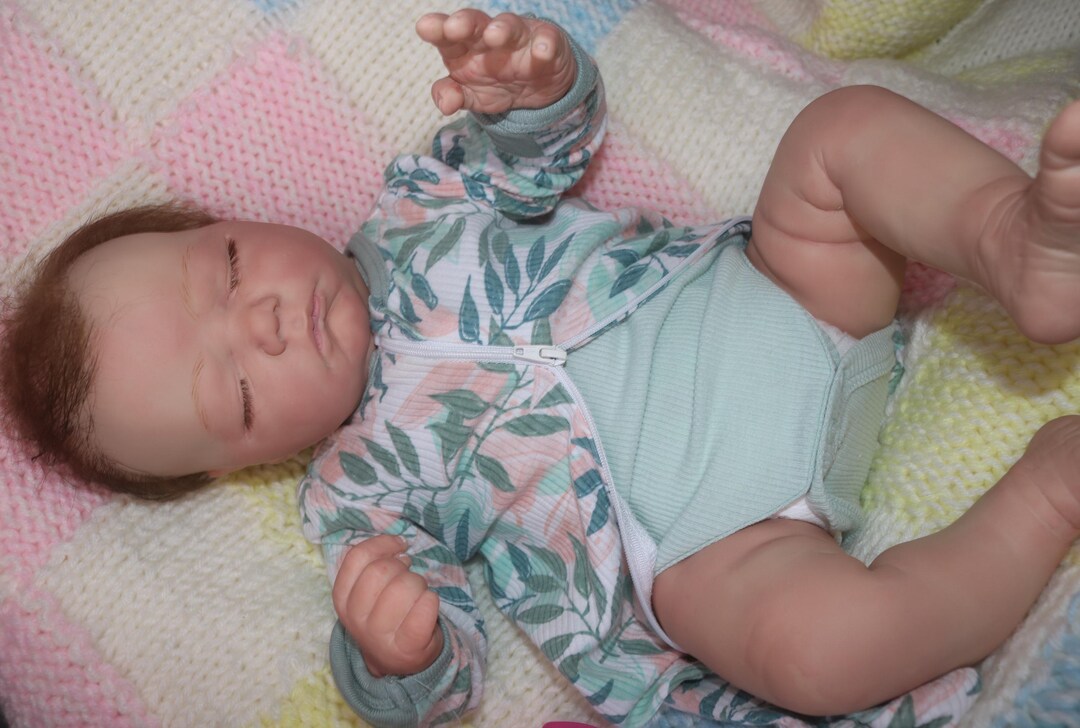 Linnie Lou ~ Reborn "asleep Landon" ~ 21 Inch Baby Girl Doll - Etsy