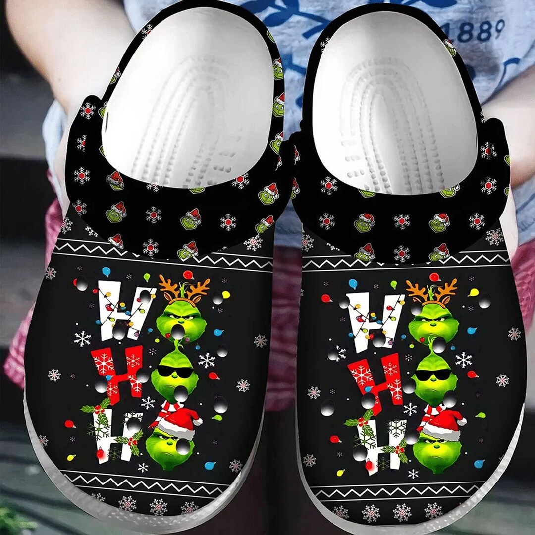 Funny Grinch Christmas Vibe Clogs, Grinch Clogs, Grinch Clogs for Women ...